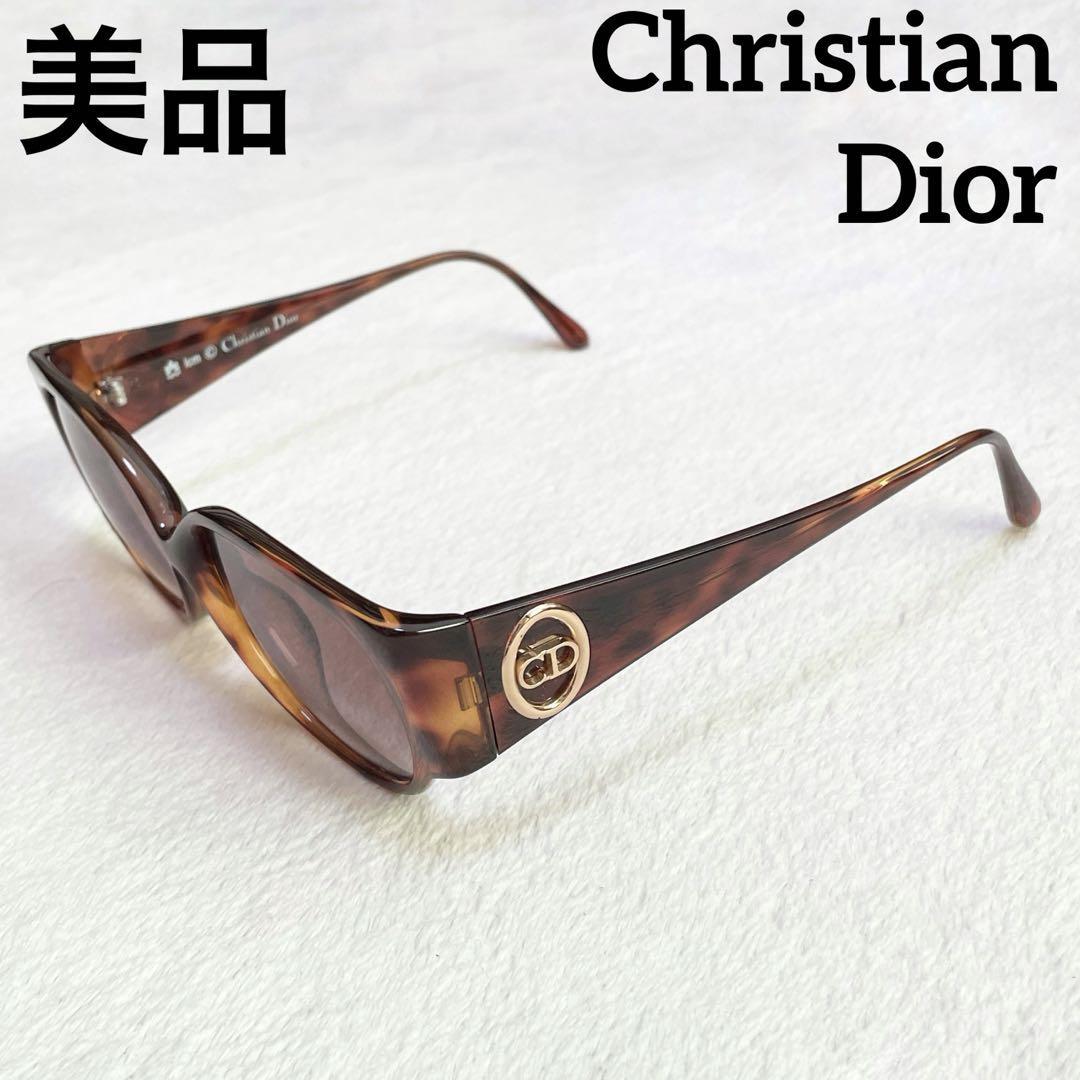 R-716 Christian Dior クリスチャンディオール サングラス メガネ 眼鏡 ロゴ CD 2849A 11 べっ甲 メンズ ...
