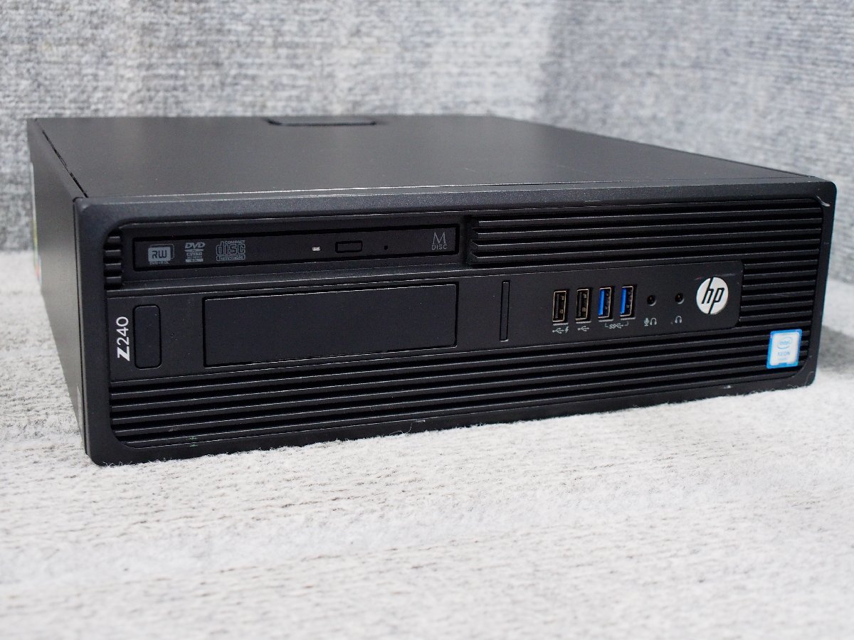HP Z240 SFF Workstation Xeon E3-1270 v5 3.6GHz 8GB DVDスーパーマルチ nVIDIA ...