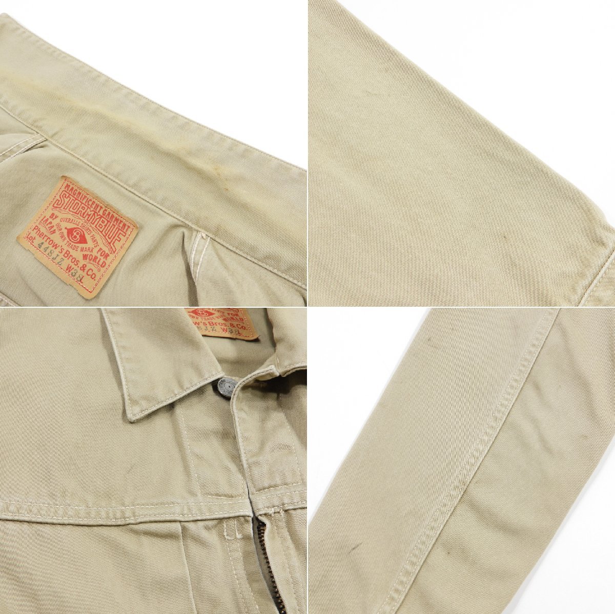 フェローズ STORMY BLUE ストーミーブルー 44SJZ コットンジャケット Size 38 #12804 Pherrow's アメカジ レプリカ アウター(ジャケット、上着)｜売買さ ...