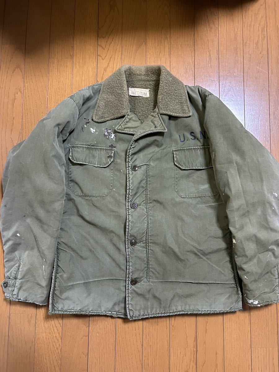 50's レアUS NAVYサブマリンジャケット2ポケSUBMARINE JKT ビンテージ40s(戦闘服)｜売買されたオークション情報 ...