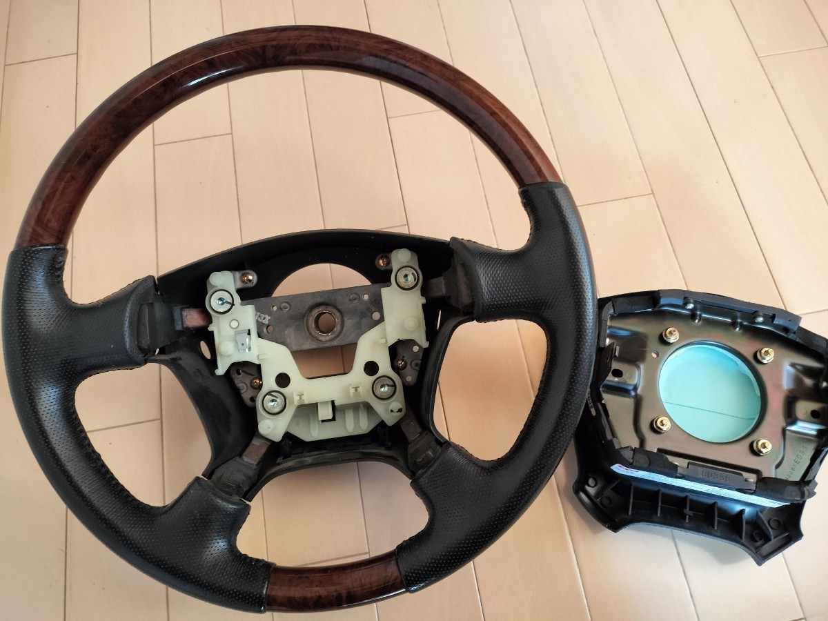 ホンダ 純正 RN3 ストリーム ステアリング ウッド×レザー ハンドル ウッドコンビ レザーステアリング(ステアリング、ハンドル本体)｜売買されたオークション情報、yahooの商品情報を ...