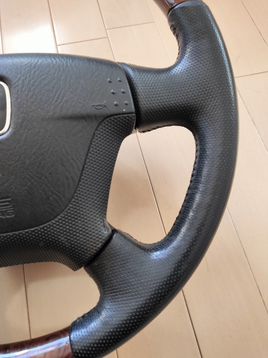 ホンダ 純正 RN3 ストリーム ステアリング ウッド×レザー ハンドル ウッドコンビ レザーステアリング(ステアリング、ハンドル本体)｜売買されたオークション情報、yahooの商品情報を ...
