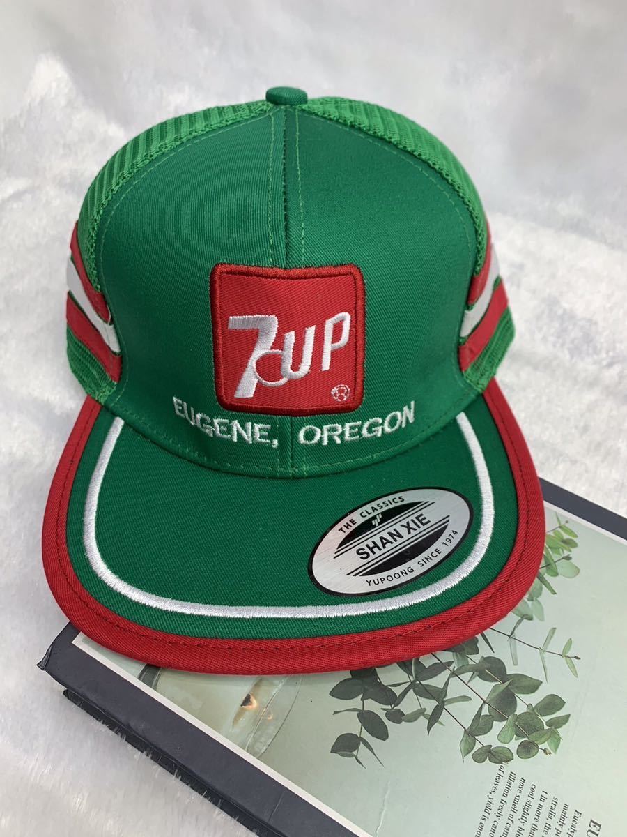 7up MADE IN U.S.A. フリーサイズ メッシュキャップ(野球帽)｜売買されたオークション情報、yahooの商品情報をアーカイブ ...