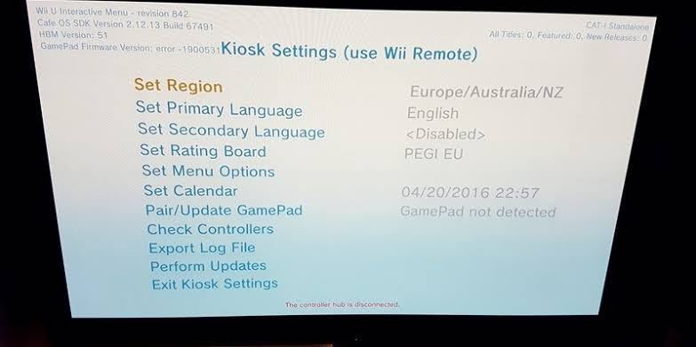 任天堂 WiiU 開発機 WIS-001 CAT-I Nintendo Wii U Kiosk Development Unit(Wii U本体)｜売買されたオークション情報、yahooの商品 ...