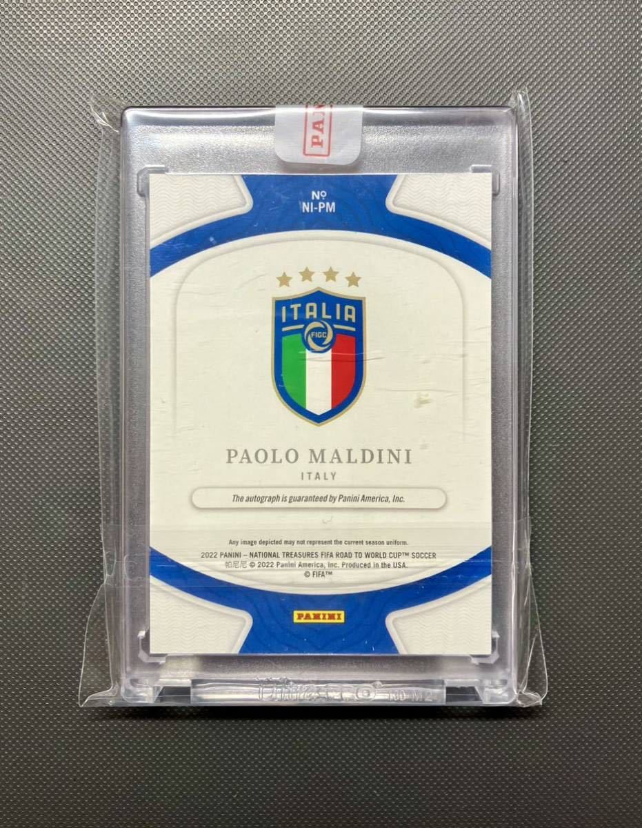マルディーニ 2022 Panini National Treasures FIFA Soccer Paulo Maldini /99 On ...