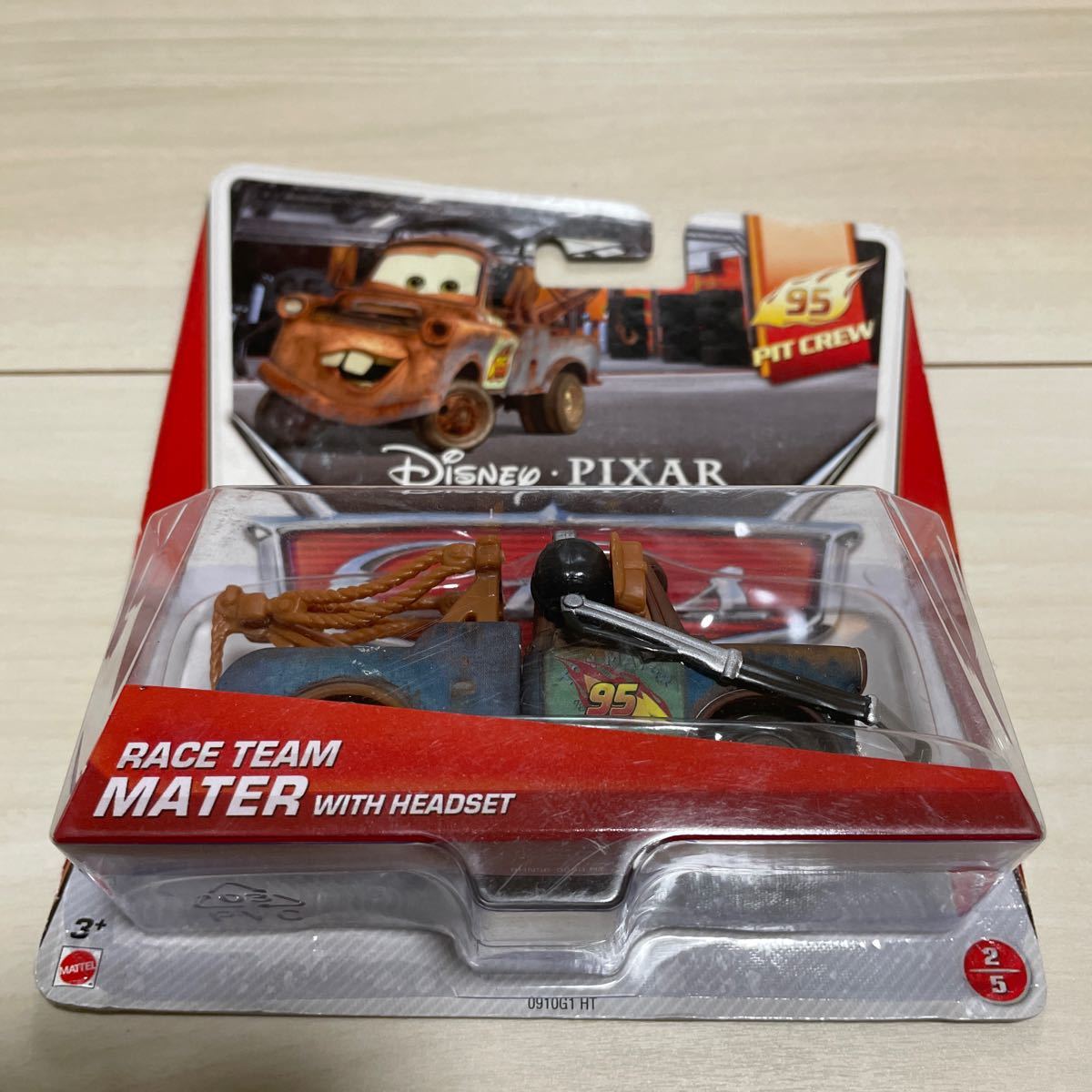 マテル カーズ レース チーム メーター RACE TEAM MATER MATTEL CARS ミニカー キャラクターカー 95 WITH ...