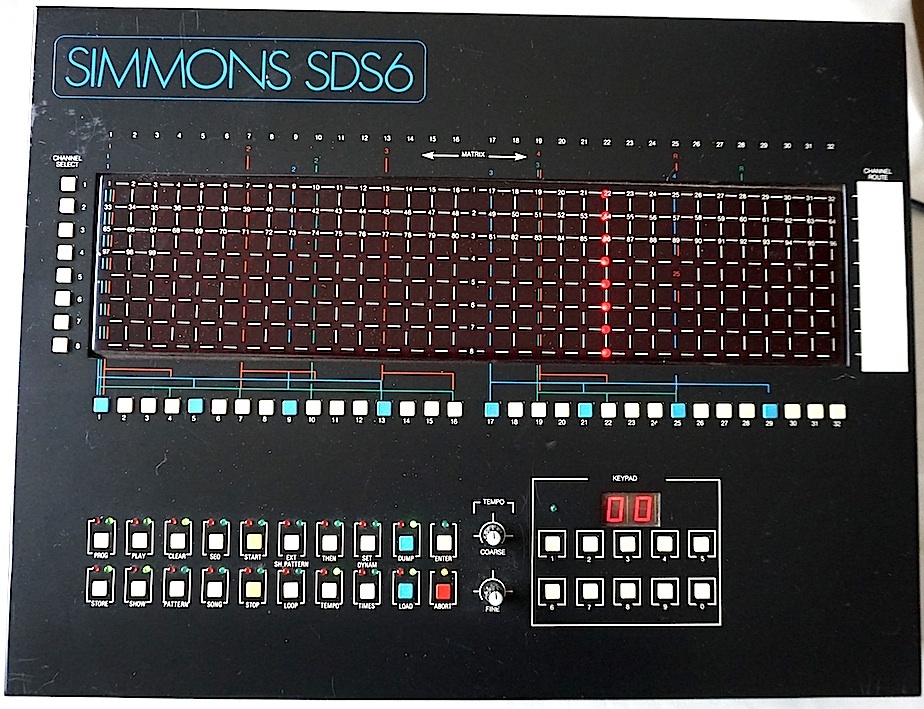 珍 Rare Vintage SIMMONS SDS6 Drum Sequencer シモンズ シーケンサー ビンテージ 1983 ジャンク ...