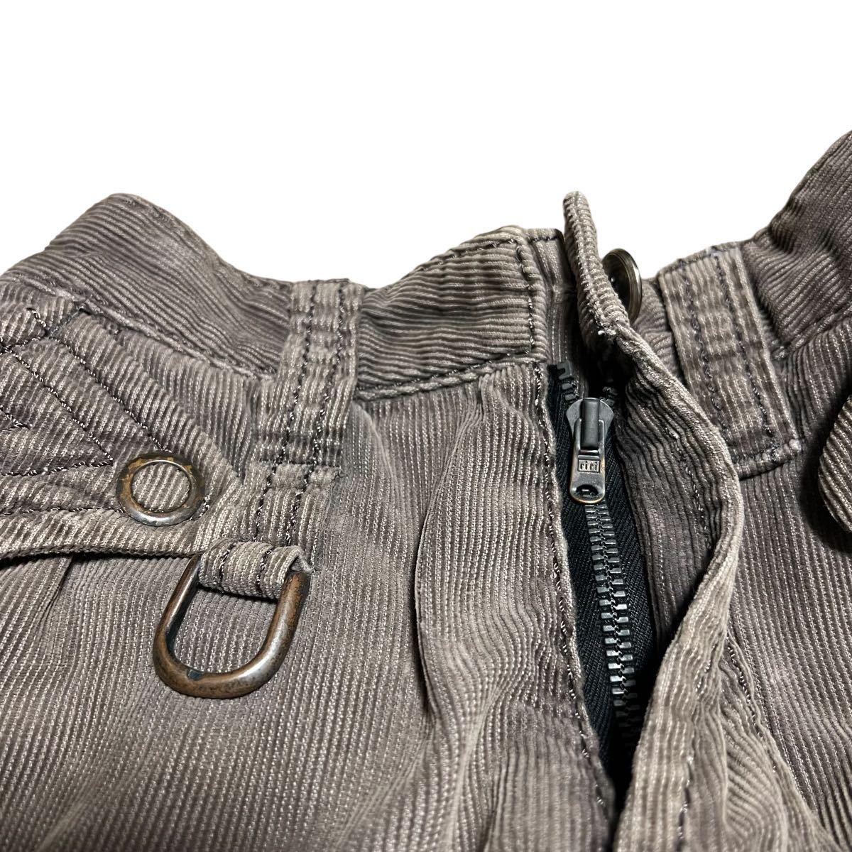 00s Japanese Label Y2K gimmick flare cargo pants goa ifsixwasnine kmrii ...