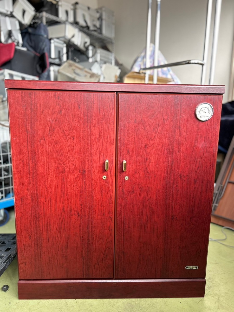 TOYO LIVING W-301W型 AUTO DRY オートドライ 木目調 全自動 高級 防湿庫 東洋リビング 新潟/長岡 引取限定 昭和 ...