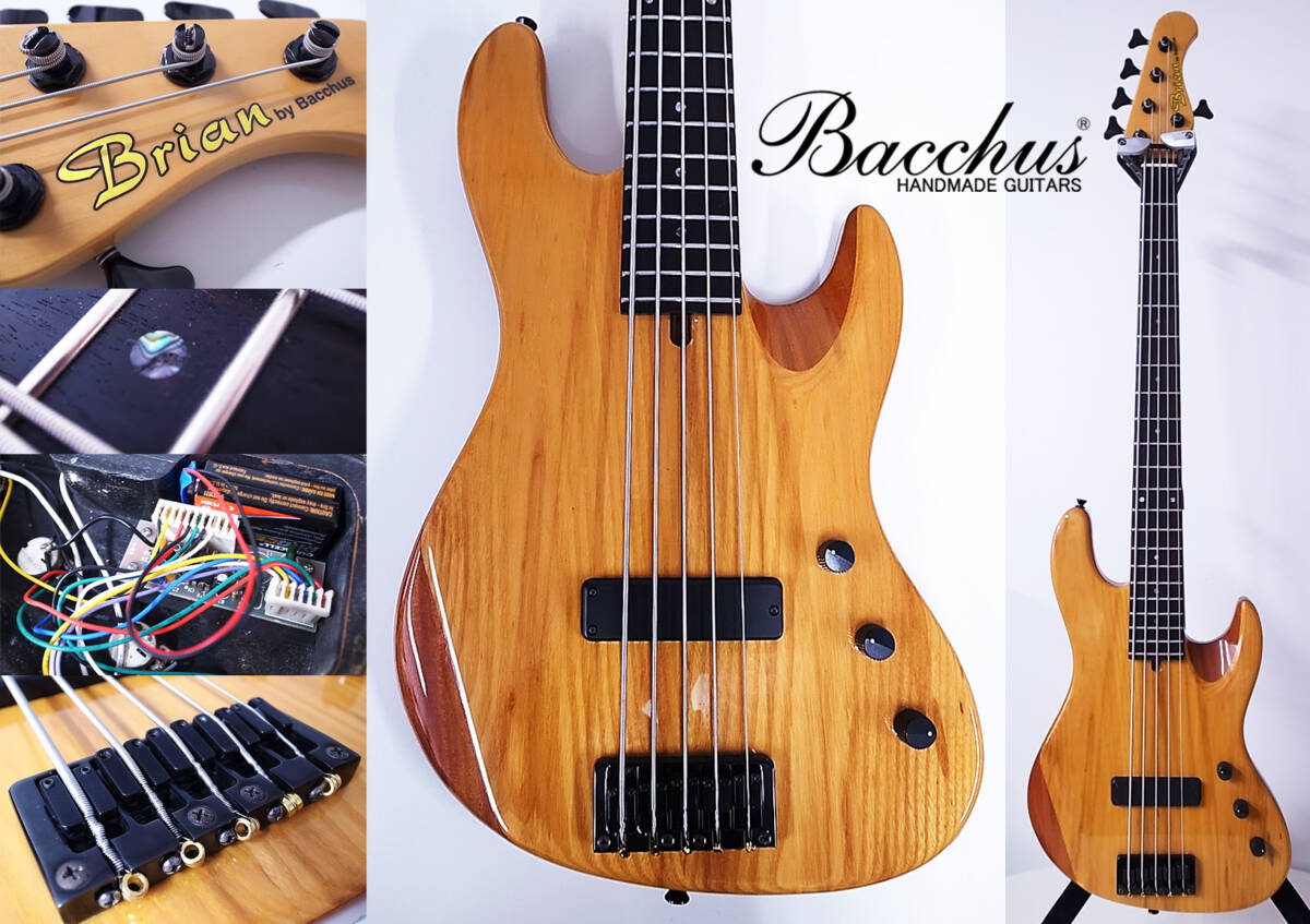 ジャンク Brian by Bacchus BOJ-650/5弦ベース 検索バッカスPrecisionプレシジョンMUSICMAN Sadowsky ATELIER Z Spector ...