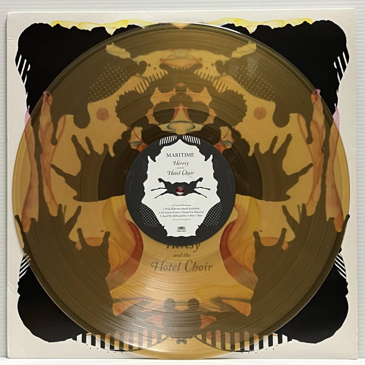 Maritime / Heresy And The Hotel Choir LP + 7 inch Gold Translucent ...