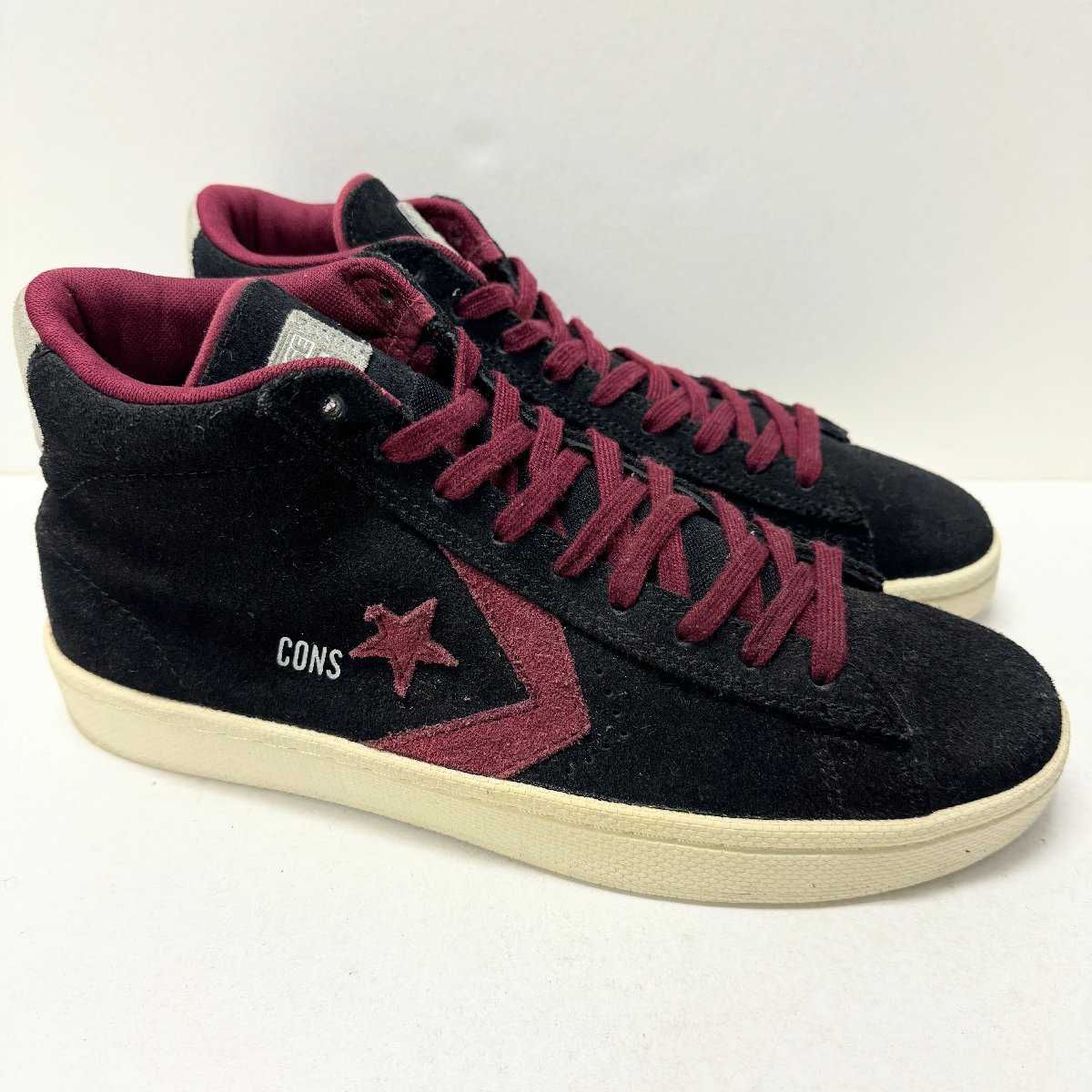 28cm CONVERSE CONS BOSTON MA 144605C コンバース コンズ ボストン ブラックレッドホワイト メンズ ...