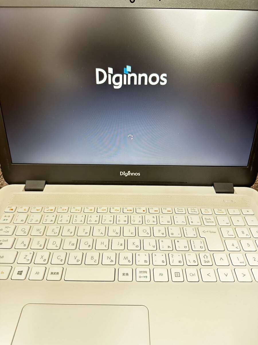 H5134 DIGINNOS ノートパソコン DX-KSH3 CORE13 7th ホワイト Windows(ノートブック、ノートパソコン ...