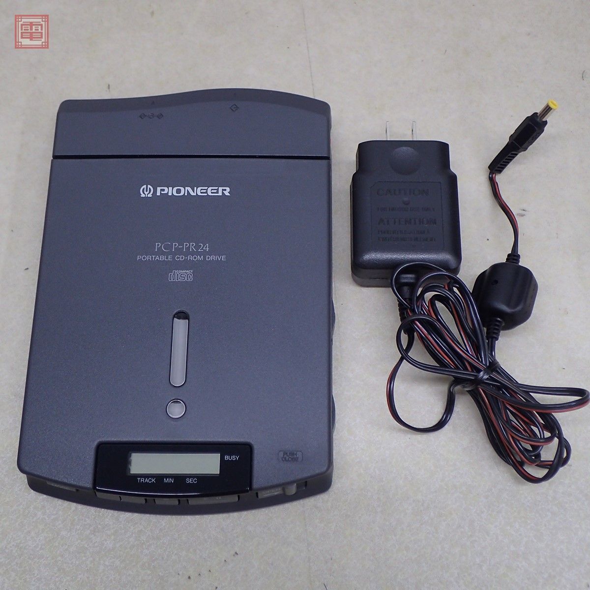 Macintosh/PowerBook対応 24倍速ポータブルCD-ROMドライブ PCP-PR24M 箱説FD付 SCSI-2仕様 ...