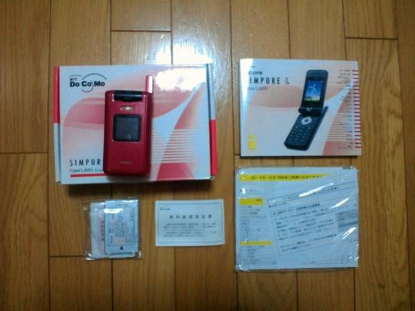 DoCoMo SIMPURE L FOMA L600i CasualRed(携帯電話)｜売買されたオークション情報、yahooの商品情報を ...