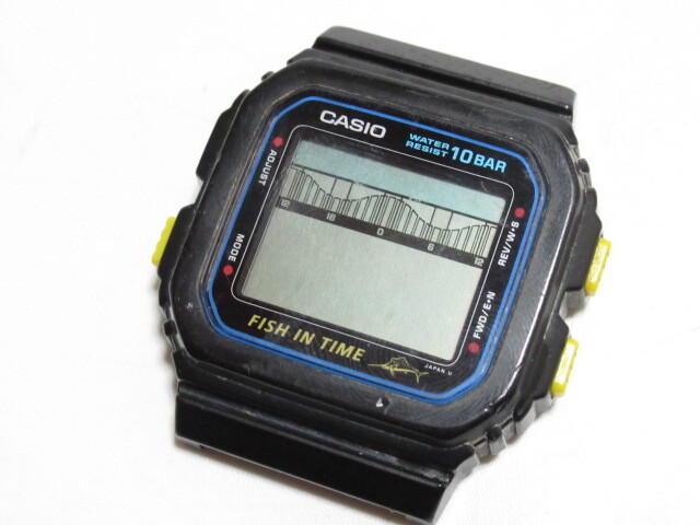 my2 HN9194 CASIO FISH IN TIME 腕時計 時計 カシオ フェイスのみ FT-100W デジタル フィッシュインタイム ...