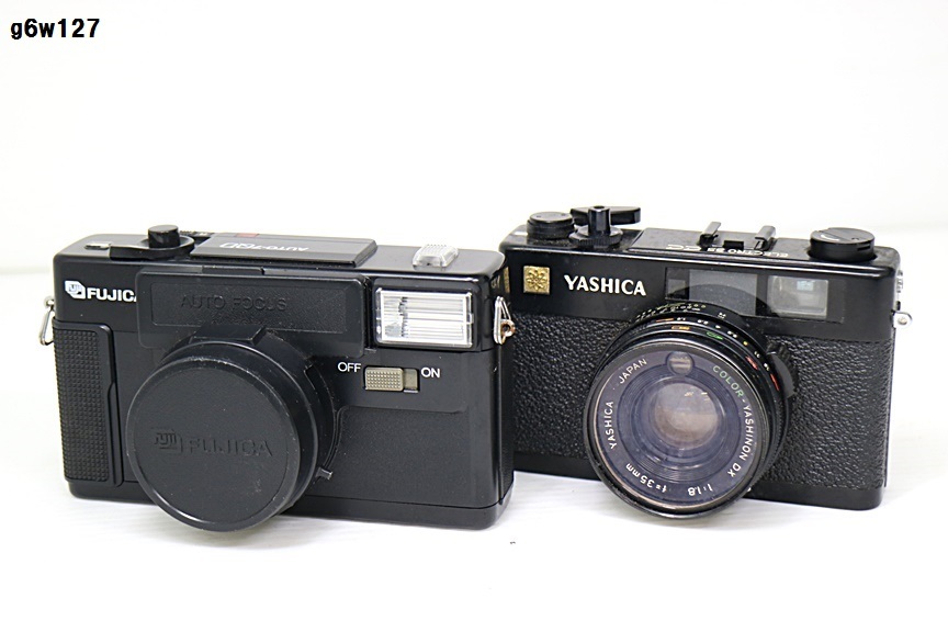 G6w127 カメラおまとめ YASHICA Electro CC/FUJICA AUTO-7QD 動作未確認 60サイズ(フィルムカメラ ...