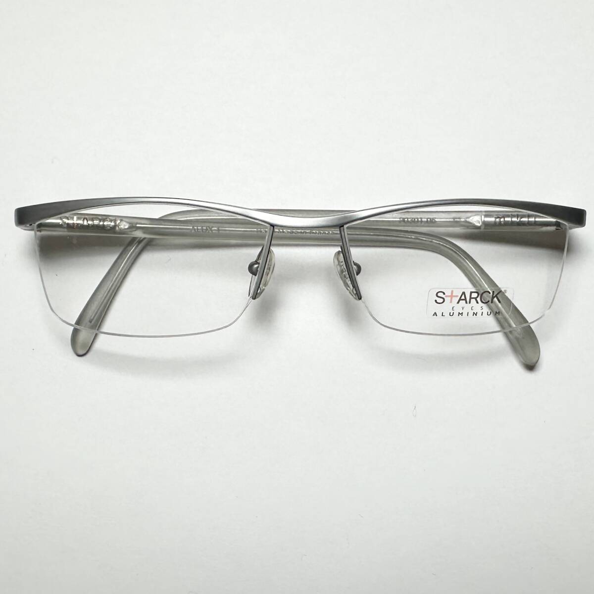 STARCK Alain Mikli 極 フランス製 Frame France フレームフランス スタルクアイズ アランミクリ メガネ ハーフ ...