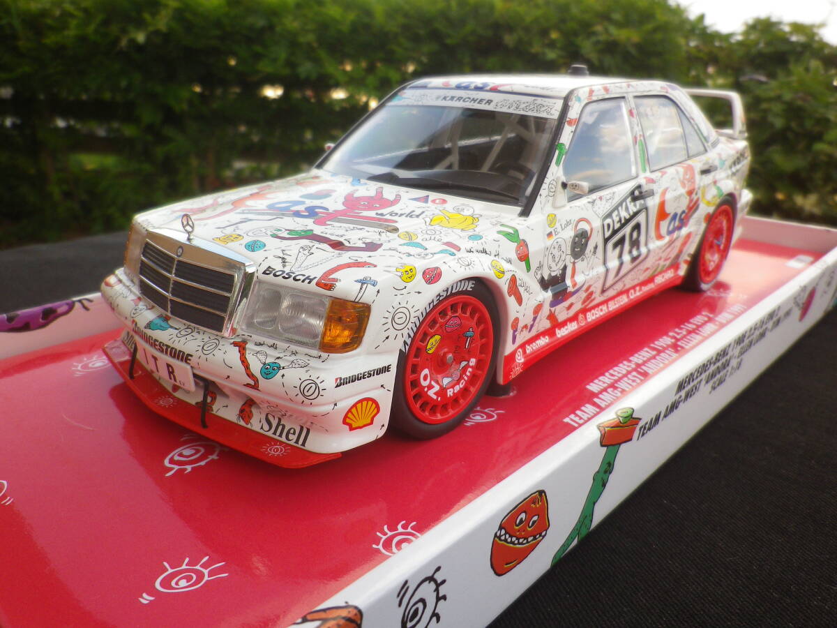 絶版 PMA 1/18 DTM メルセデスベンツ Mercedes-Benz 190E 2.5-16 EVO2 Team AMG 'ANDORA' ELZEN LOHR 1991 155 ...