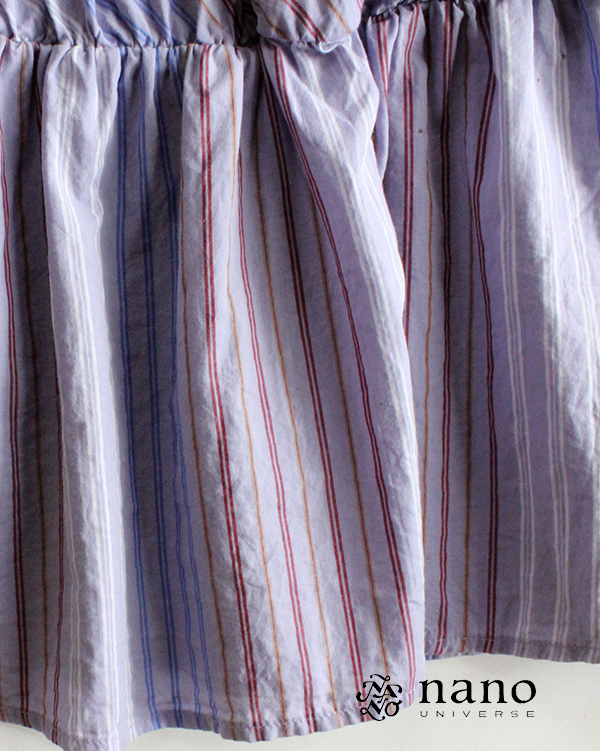 ネコポス全国385円 ナノユニバース／前後2wayストライプコットンブラウスラベンダー系(女性用)｜売買されたオークション情報、yahooの商品情報をアーカイブ公開 - オークファン ...