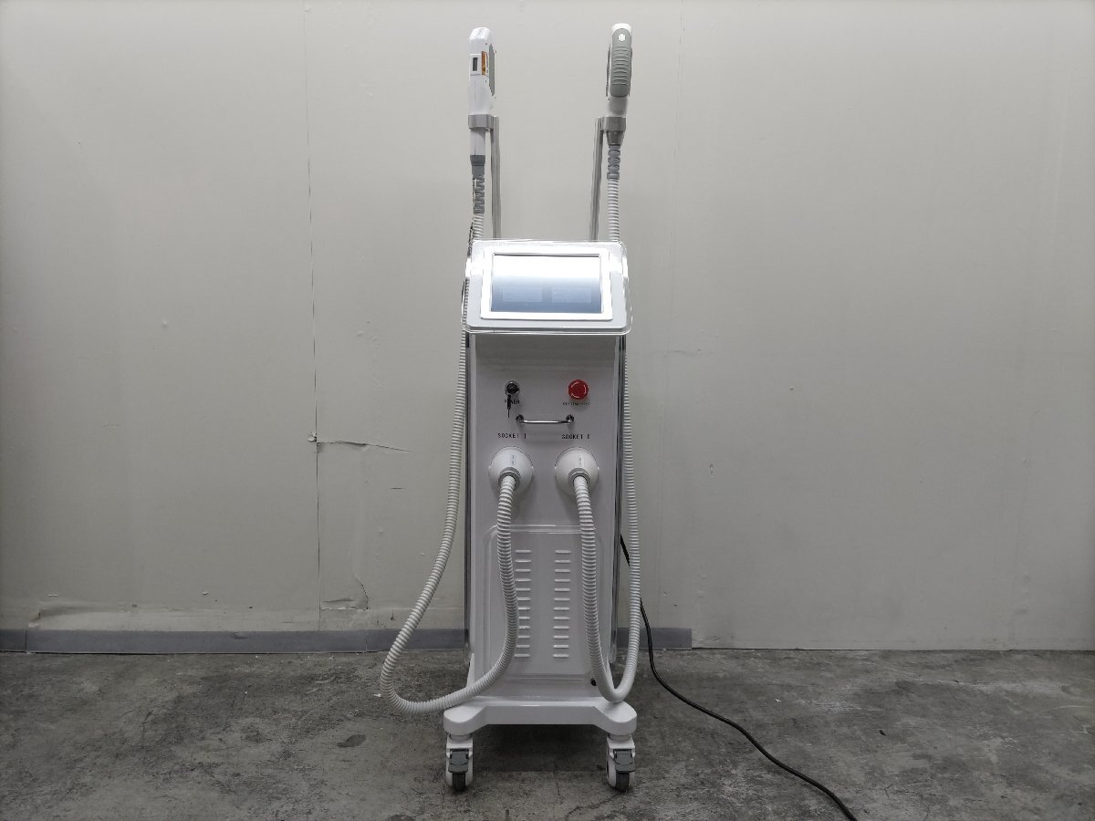 直接引取限定 大阪府堺市B 業務用脱毛器 Super Nano Light スペアランプ付き 2020年製 IPL NPL FHR方式(脱毛 ...
