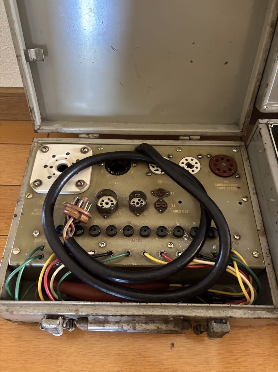 SIMPSON ELECTRIC I-177B 真空管試験機 Tube Tester チューブテスター U.S.ARMY＋MX-949 A/U ...