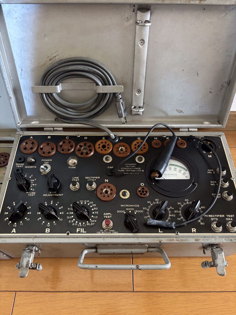 SIMPSON ELECTRIC I-177B 真空管試験機 Tube Tester チューブテスター U.S.ARMY＋MX-949 A/U ...