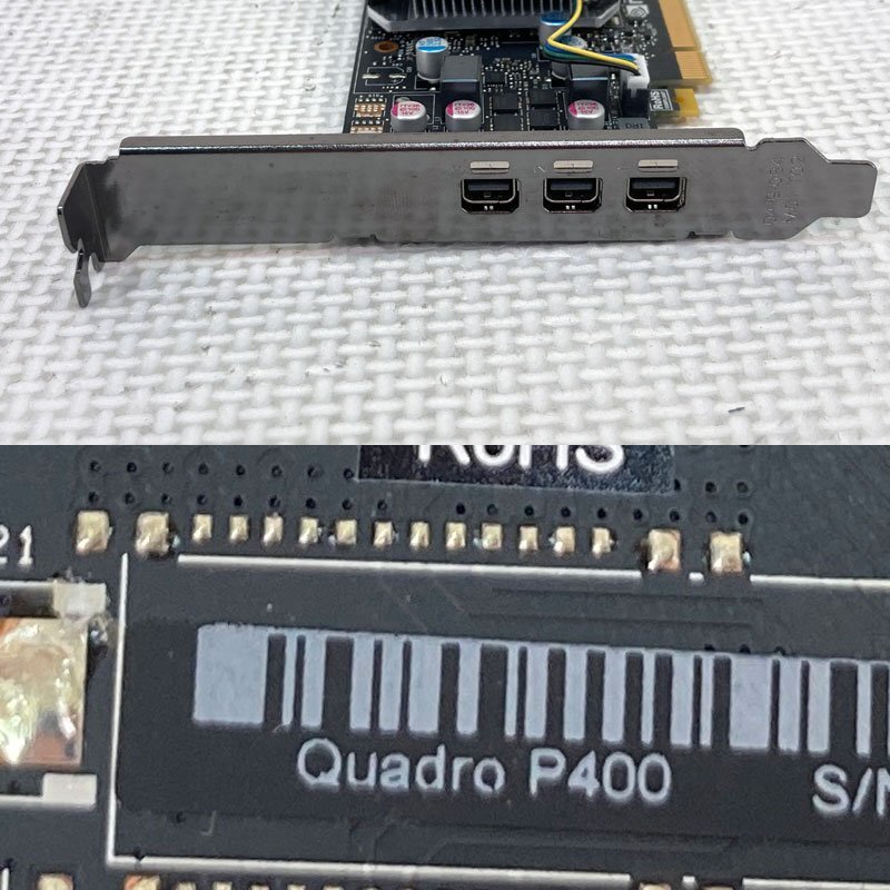 グラフィックカード 表示確認済 WinXP Win10 LINUX ELSA NVIDIA Quadro P400 GDDR5 2GB ...