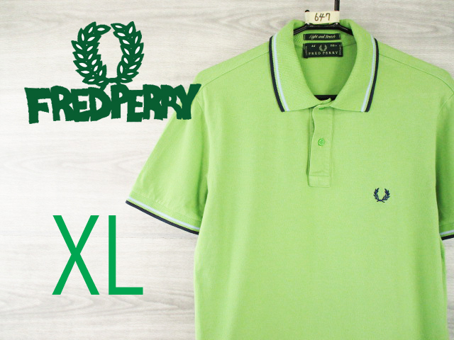 FREDPERRY フレッドペリー＜ワンポイントロゴ刺繍 ビッグサイズ ポロシャツ＞ H3511y(ポロシャツ)｜売買されたオークション情報、yahooの商品情報をアーカイブ公開 ...