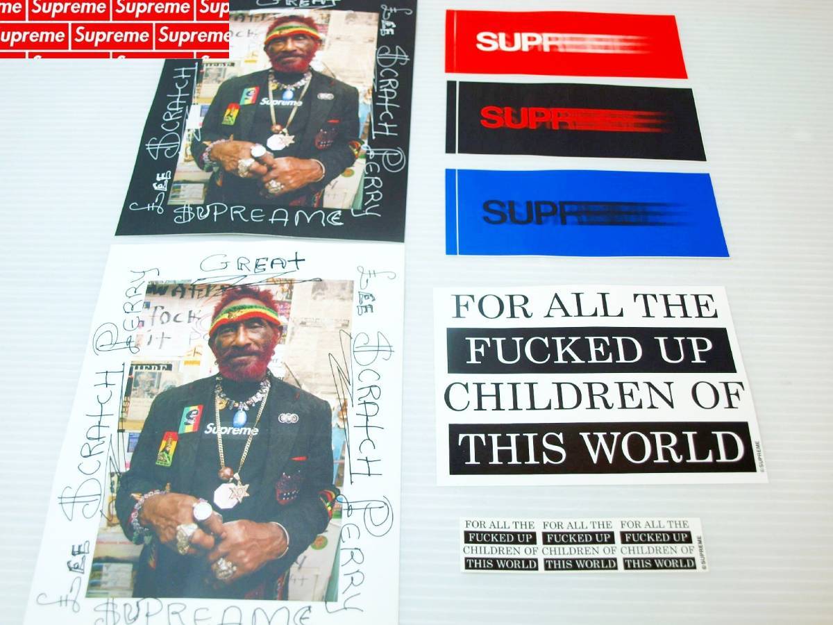 Supreme シュプリーム Lee Scratch Perry Motion Logo For All The Fucked Up ...