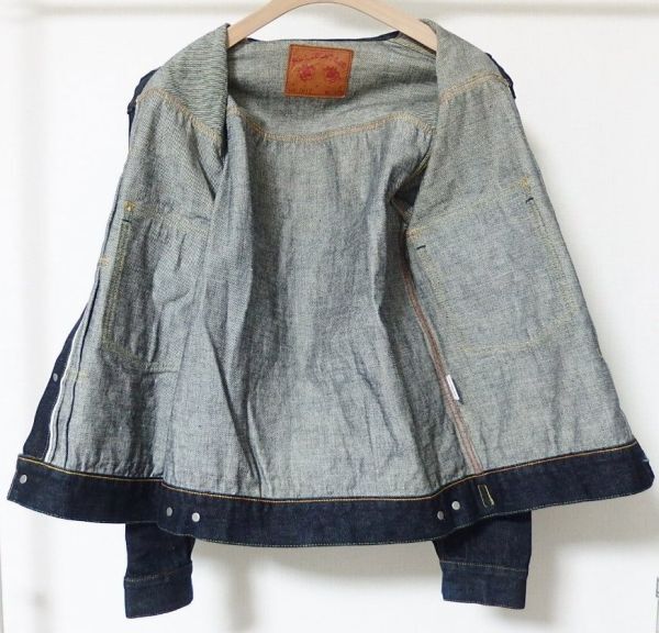 FULLCOUNT FULL COUNT フルカウントLot 2812 DOUBLE FLAP POCKET 2nd TIGHT FIT デニム ジャケット Gジャン 38(ジージャン)｜売買 ...