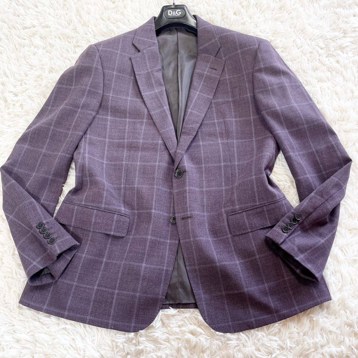 極 / XXXL/凹凸生地 アルマーニコレッツォーニ ブロックチェック 総柄 3D 2B テーラードジャケット ARMANI COLLEZIONI 54/4L(テーラードジャケット、ブレザー ...