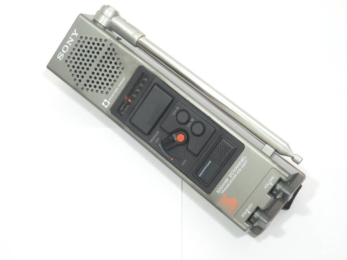 SONY トランシーバー CB 無線機 市民ラジオ ICB-660T 2chモデル改装品 搭載周波数 27.088/27.144MHz ...