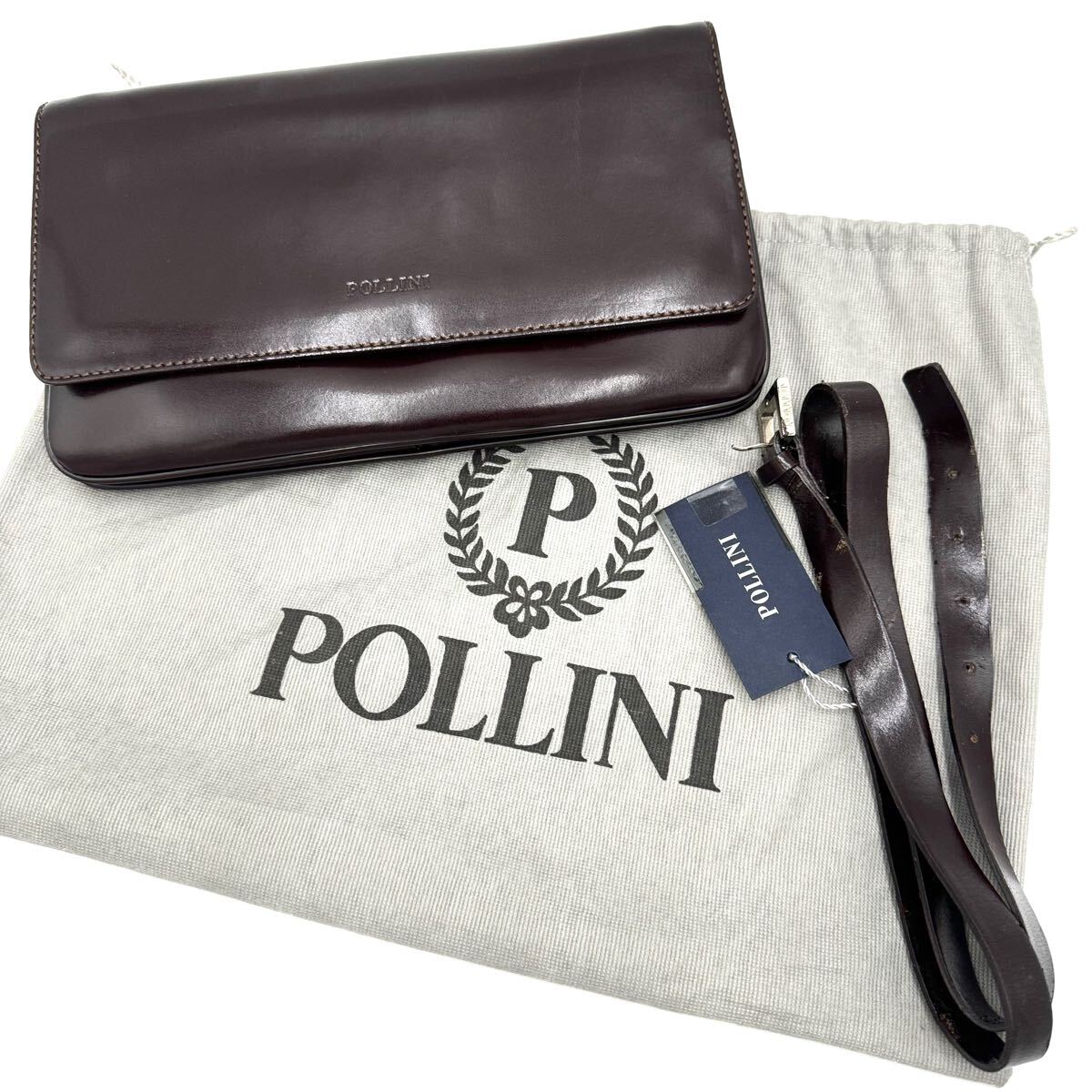 Z 訳あり / 高級感溢れる 'イタリア製' POLLINI ポリーニ 2WAY レザー クラッチバッグ ショルダーバッグ 肩掛け パーティーバッグ(その他)｜売買されたオークション情報 ...