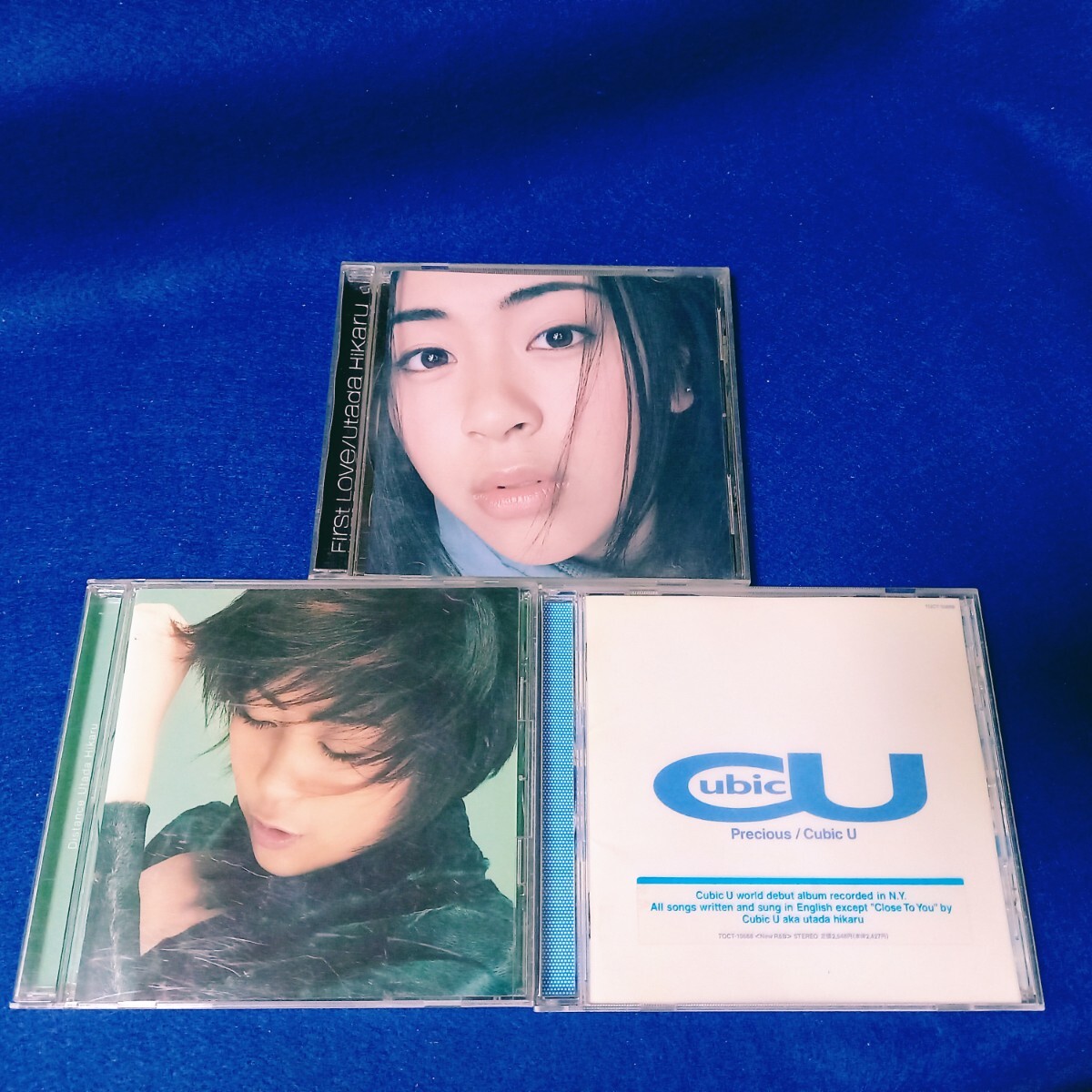 宇多田ヒカル CD アルバム 3枚 セット まとめて｜First Love｜Distance｜Precious｜Utada Cubic U ...