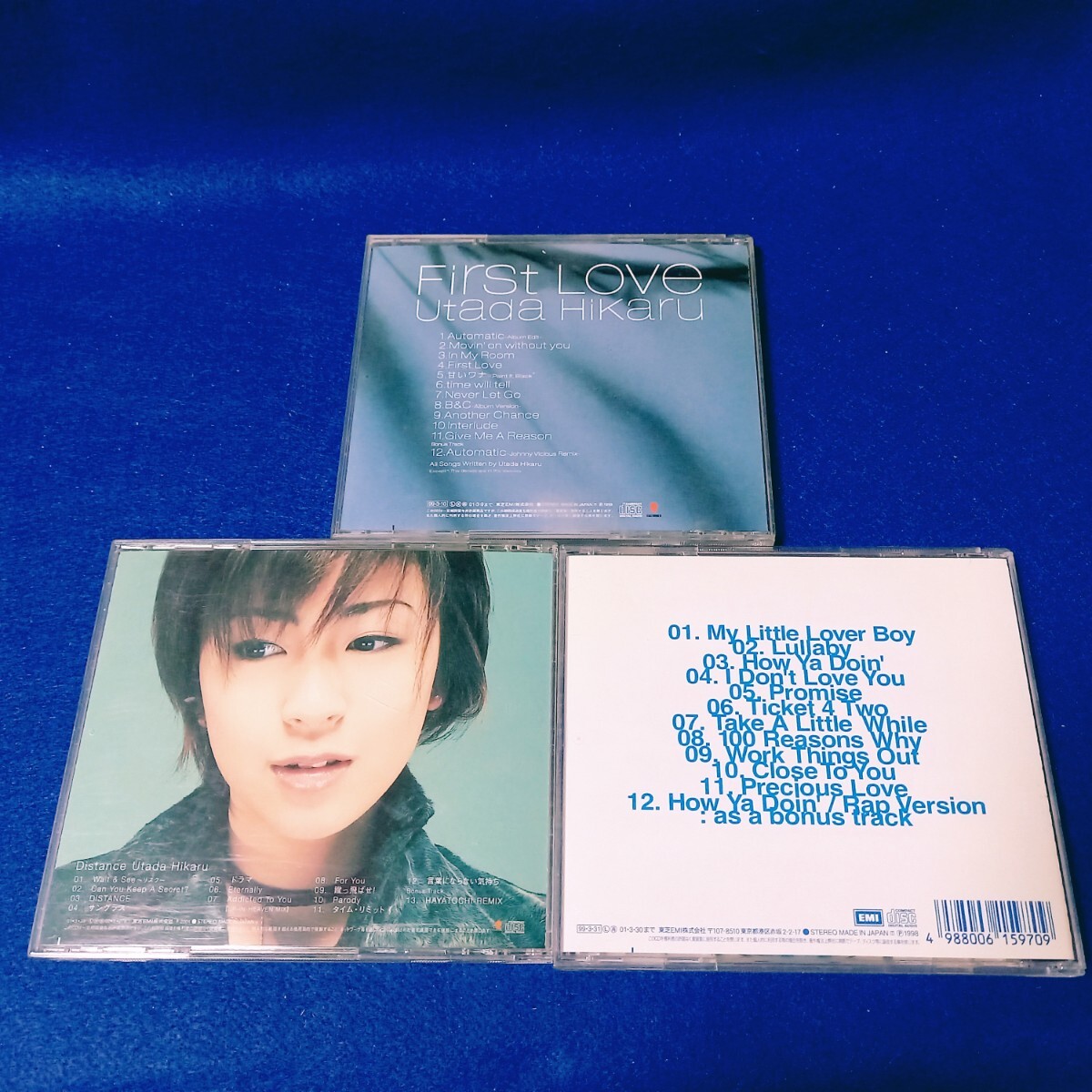宇多田ヒカル CD アルバム 3枚 セット まとめて｜First Love｜Distance｜Precious｜Utada Cubic U Automatic/Wait & See リスク ...