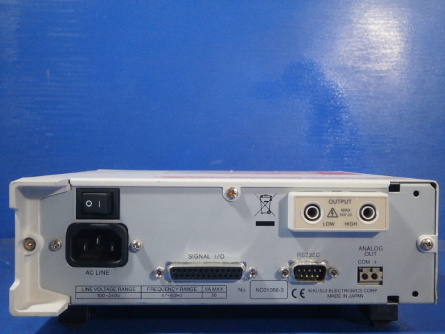 KIKUSUI TOS7200 INSULATION RESISTANCE TESTER(その他)｜売買されたオークション情報、yahooの ...