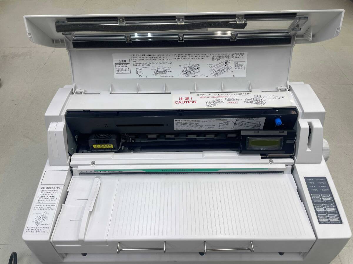 OKI MICROLINE 8480 SU3-R ドットプリンター ＆ ML 8480S CSF3 カットシートフィーダ セット(ドット ...