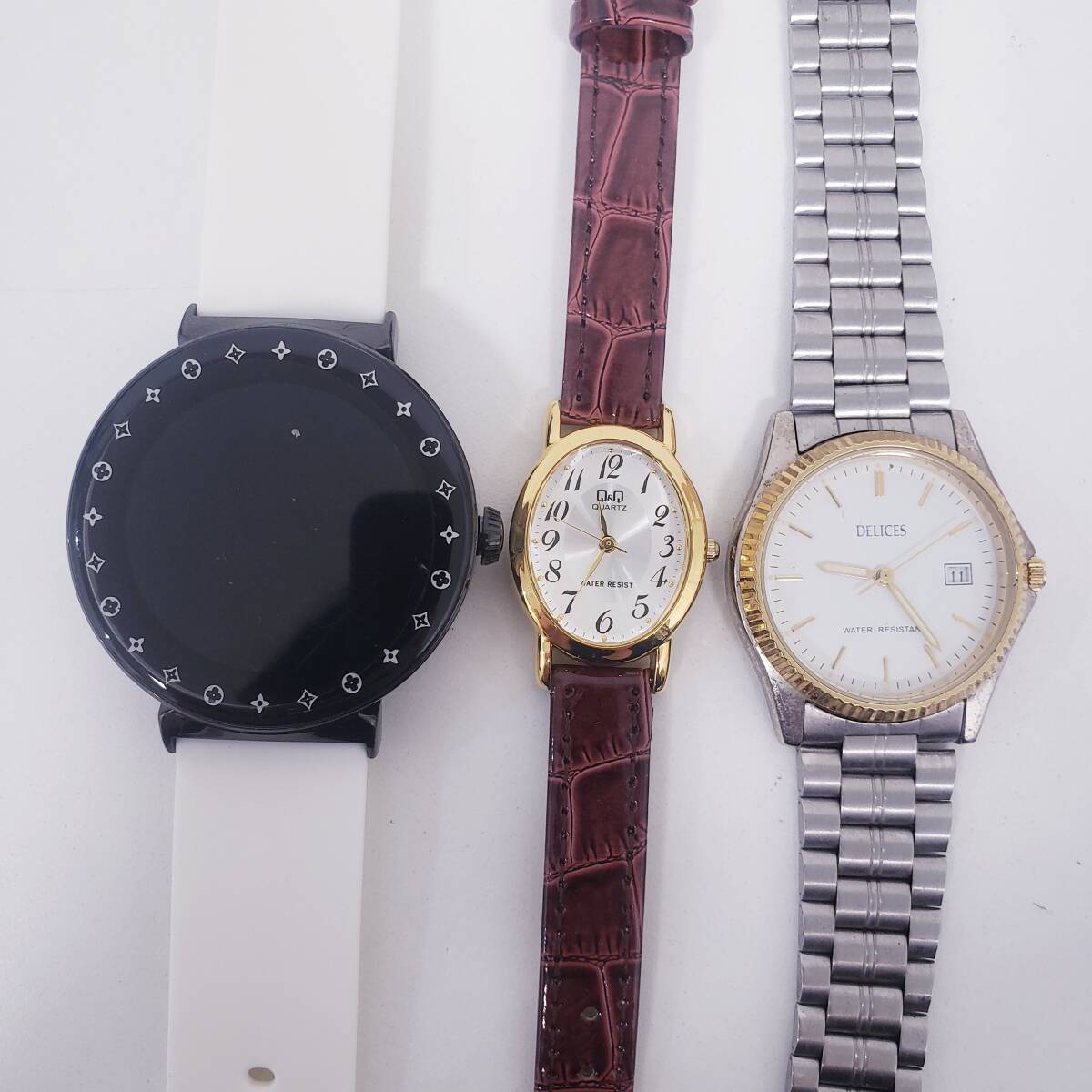 時計おまとめ SEIKO/CURRENT/Q&Q/Venus/DELICES/NEW MAN/FREE WAY/CITIZEN/ ELLE ANNEKLEIN/etc 腕時計 置時計 不動品 ...