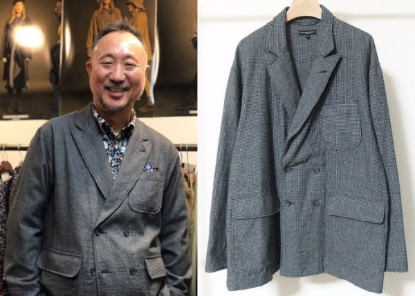 19AW Engineered Garments エンジニアードガーメンツ DL Jacket Glen Plaid Houndstooth ...
