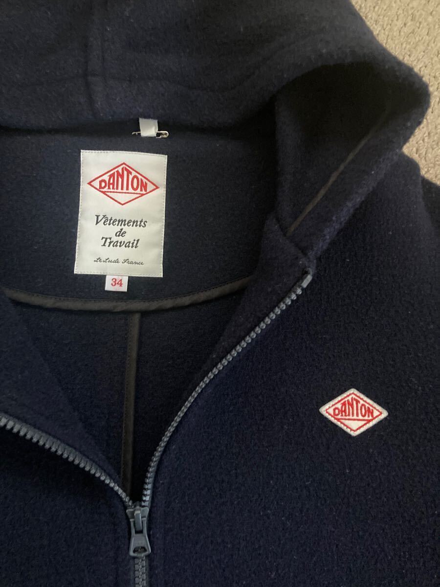 DANTON ダントン ウールライトパイルフードジップジャケット DT-A0014 WLP ウールモッサ パーカー サイズ 34 ネイビー(その他)｜売買されたオークション情報、yahooの ...