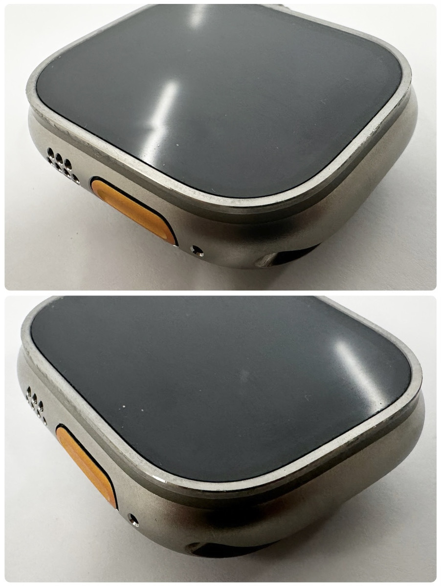 1円 Apple Apple Watch アップルウォッチ Ultra 49mm TITANIUM&CERAMIC CASE GPS + Cellularモデル MQFK3J/A A2684 ...