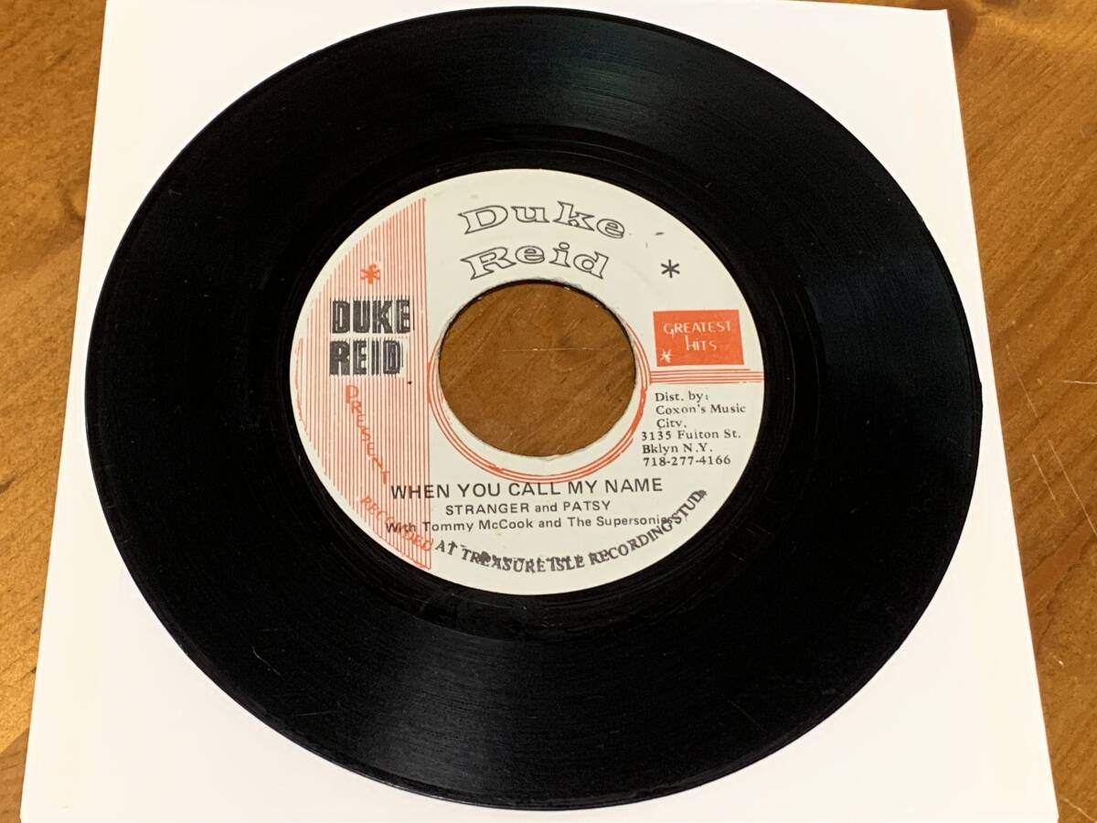 1970年代盤 7インチ レコード STRANGER COLE - RUFF AND TUFF / STRANGER AND PATSY ...