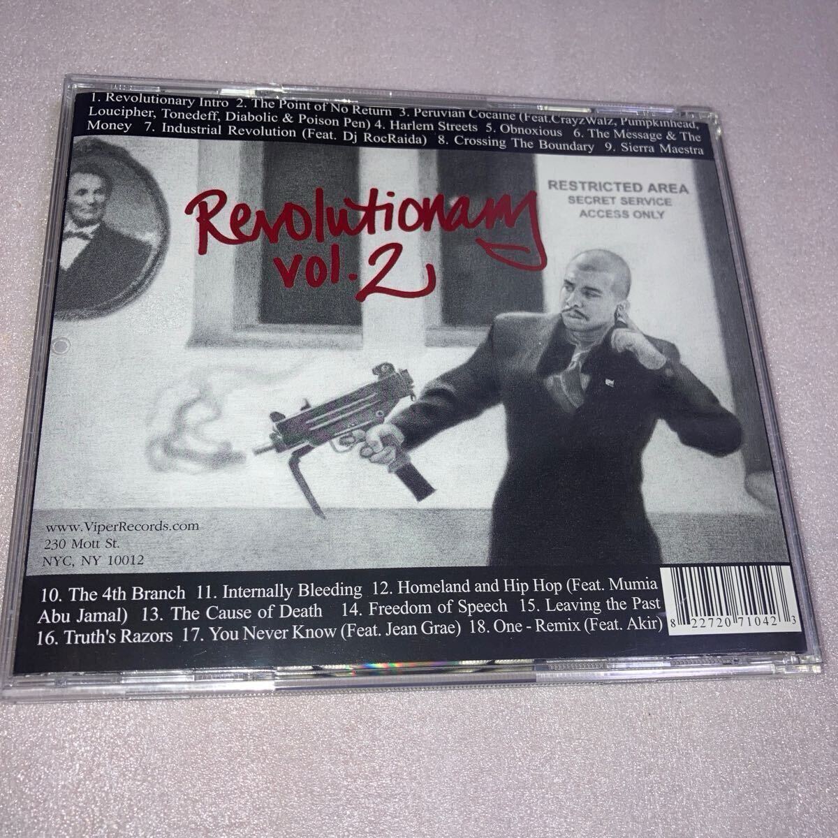 HIP HOP/IMMORTAL TECHNIQUE/Revolutionary Vol.2/DIABOLIC/POISON PEN/TONEDEFF/PUMPKINHEAD/JEAN ...