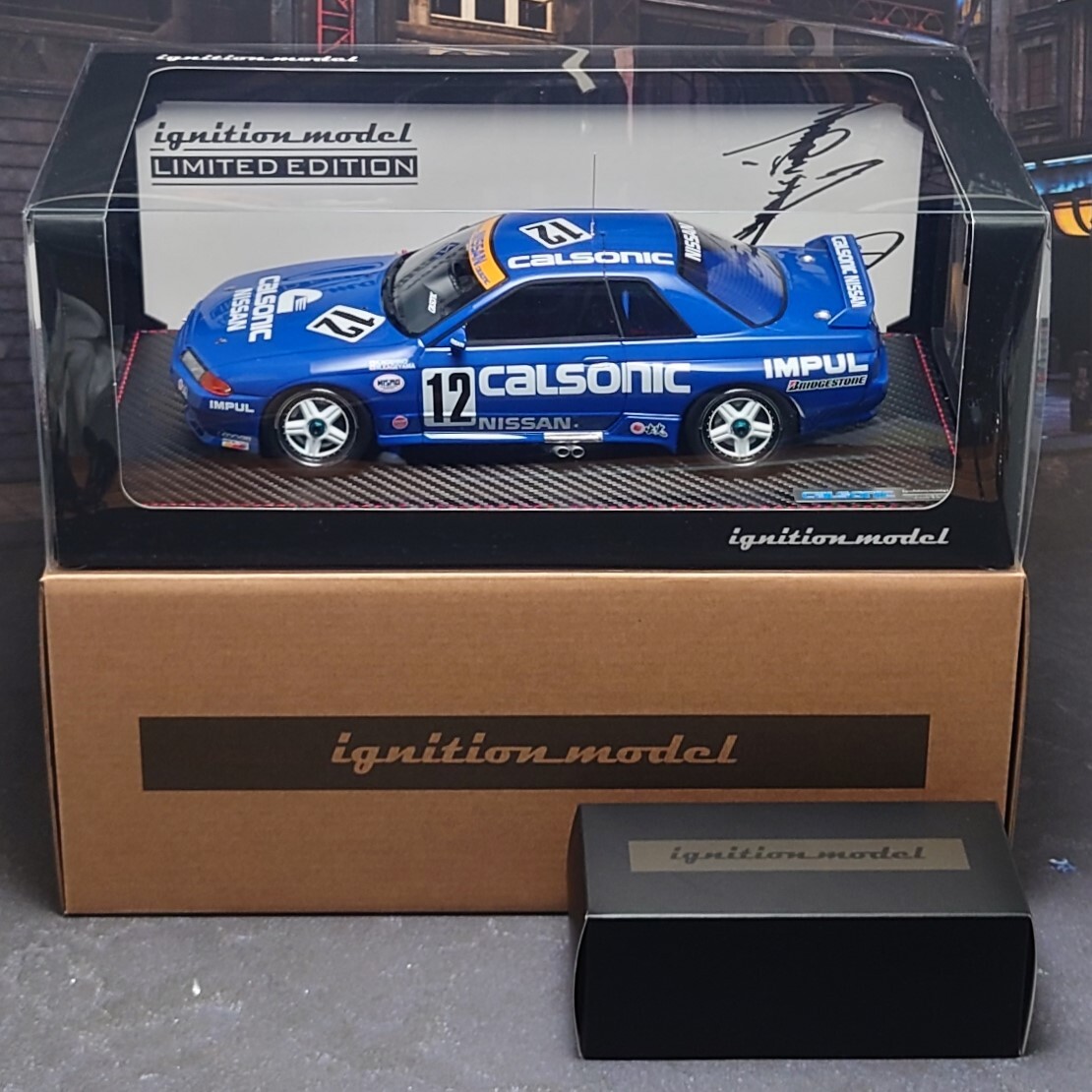 イグニッションモデル : IG2820 1/18 カルソニック スカイライン CALSONIC SKYLINE #12 1992 JTC With Mr.Hoshino : Web ...