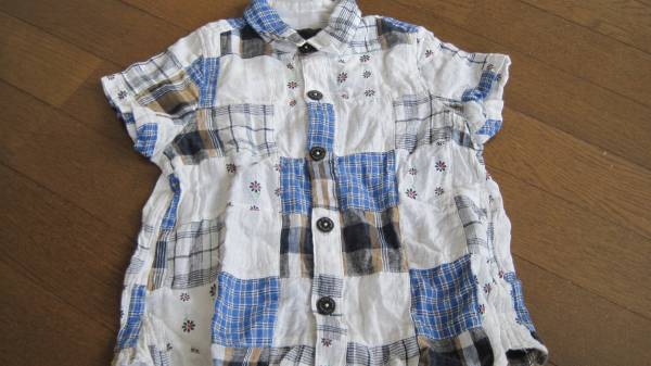 FITH パッチワークシャツ110cm デニム＆ダンガリー(トップス)｜売買されたオークション情報、yahooの商品情報をアーカイブ公開 - オークファン（aucfan.com）