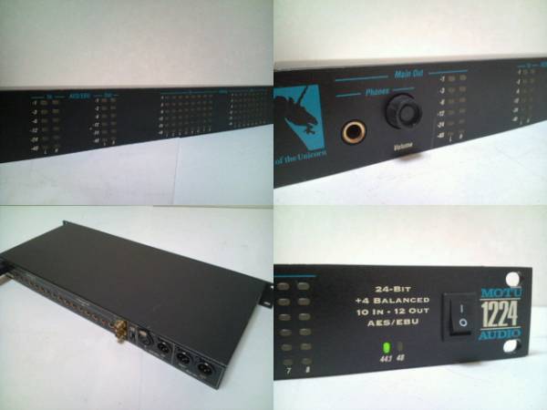 MOTU オーディオインターフェース 1224 FIREWIRE(オーディオインターフェース)｜売買されたオークション情報、yahooの商品 ...