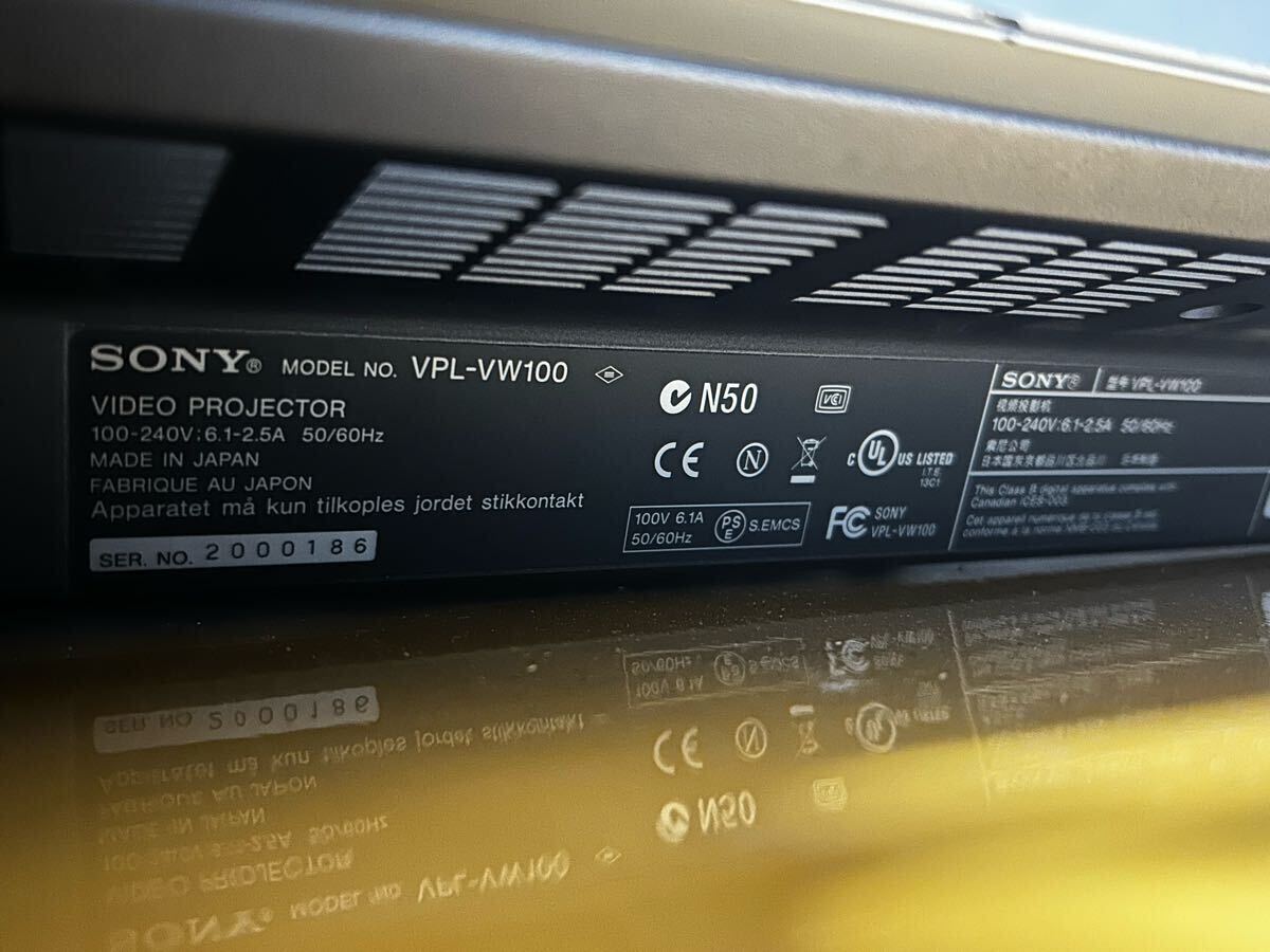 定価1 430 000 SONY VPL-VW100 video projector プロジェクター フルHD ホームシアター 映画鑑賞 ...