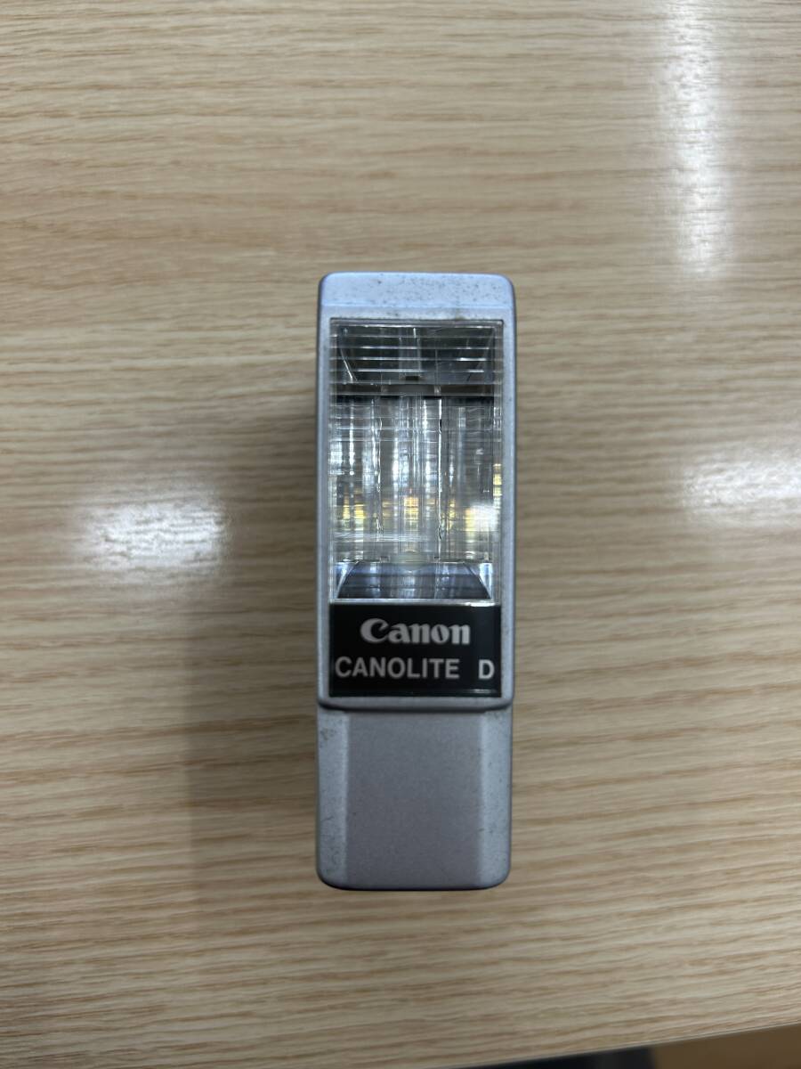 2529 Canon キャノン CANOLITE D 外付け ストロボ フラッシュ 動作未確認 長期保管品(キヤノン用)｜売買された ...