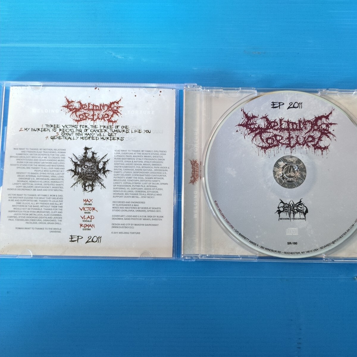 WELDING TORTURE EP 2011 ブルデス BRUTAL DEATH METAL dehumanized decrepit ...
